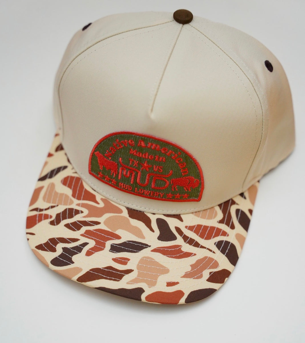 Camo NATIVE AMERICAN Hat – Mud Lowery