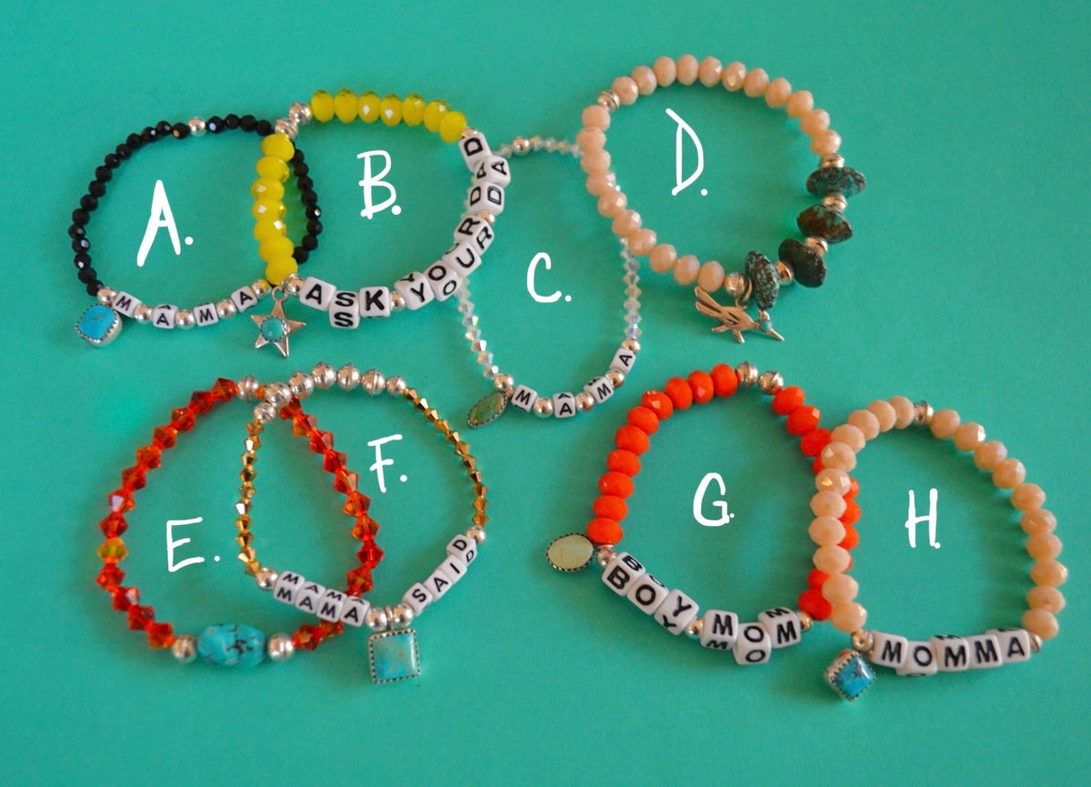 Beaded Charm Bracelets – Mud Lowery